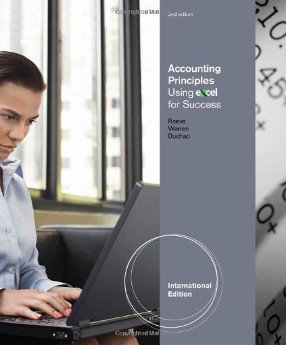 Accounting Using Excel for Success: James M. Reeve, Carl S. Warren ...