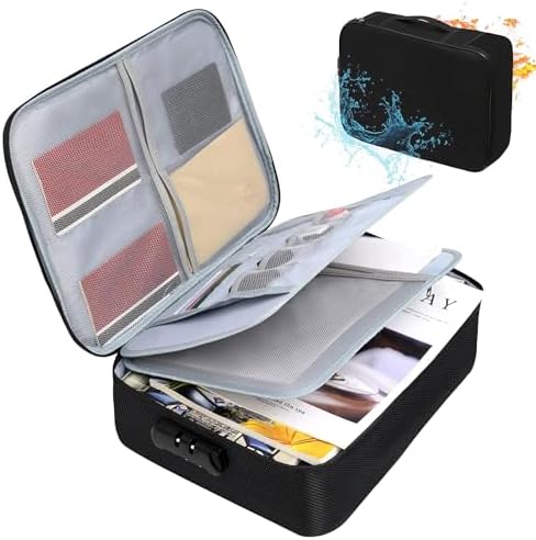 RAMNJI Large Document Organizer Bag,Travel Storage Bag, Certificate ...