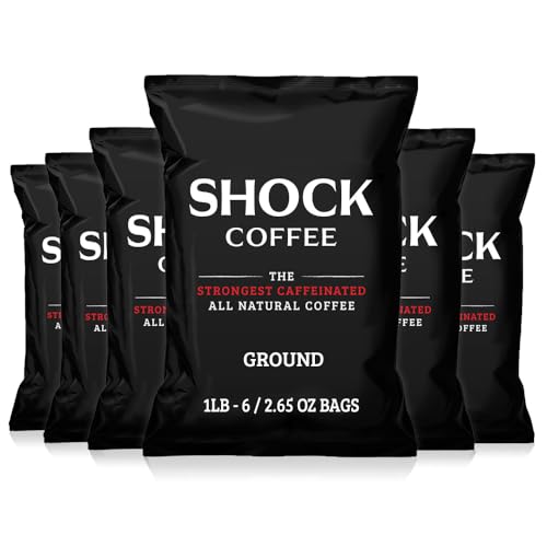 Shock Coffee Ground. The Strongest Caffeinated All Natural Coffee, Up ...