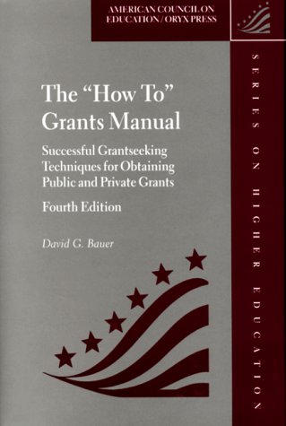 The How To Grants Manual: Successful Grantseeking Techniques for ...