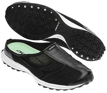 Amazon.com | DKNY Footwear Women's Compass Mule (Black Leather/Mesh 7.0 ...