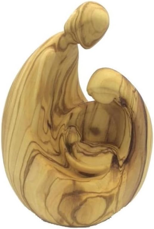 Amazon.com: Dolfi Italian Holy Family, Olive Wood Carved in Italy, Mary ...