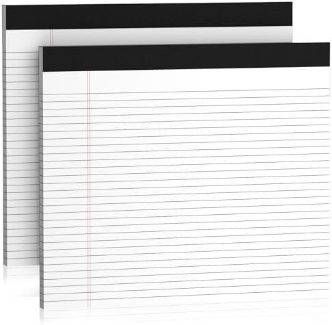 Amazon.com : Lincia 11" x 9.5" Legal Pads College Ruled Notepad ...