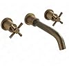 Retro Deluxe Fauceting2017 Classic Vintage Twin Cross Handles Antique ...