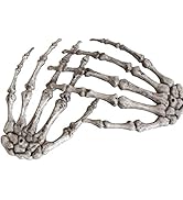 Amazon.com: XONOR Halloween Skeleton Hands - Realistic Life Size ...
