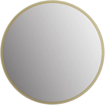 Amazon.com: 42 Inch Large Round Mirror Oversized Modern Brushed Metal ...