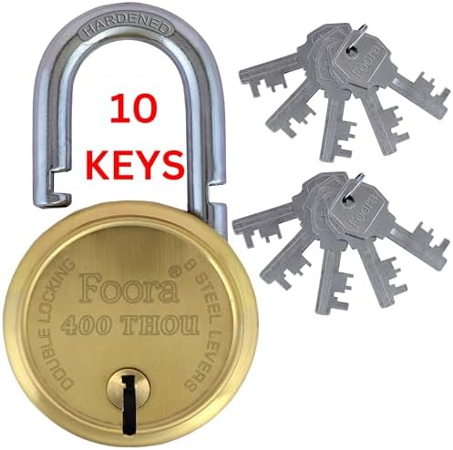 Lock with 10 keys for main gate 65MM BIG SIZE KEY LOCK MAIN DOOR HOME ...