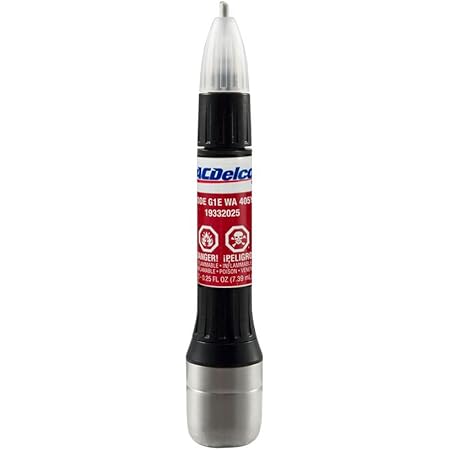 Amazon.com: GM Genuine ACDelco 2-In-1 Touch Up Paint Crystal Red 89 89U ...