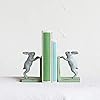 Amazon.com: Creative Co-Op Decorative 2-Tone Cast Metal Rabbit Bookends ...