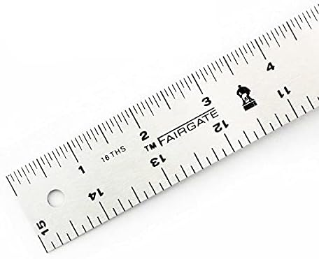 Amazon.com: Fairgate 15" Standard Aluminum English Ruler 20-115