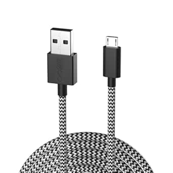 WALTA ELITE Real+ Pro Premium Usb To Micro (V8) Fast Charging Braided ...