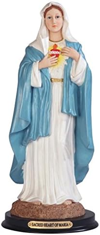 Amazon.com: 12" Inch Sacred Heart of Mary Sagrado Corazon de Maria ...