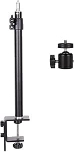 Adjustable Camera Desk Mount Table Stand, 46-68cm Extendable Camera ...