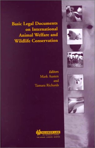 Basic Legal Documents on International Animal Welfare and Wildlife ...