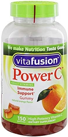 Amazon.com: Power C Vitamin C Gummy - Immune Support - Orange (150 ...