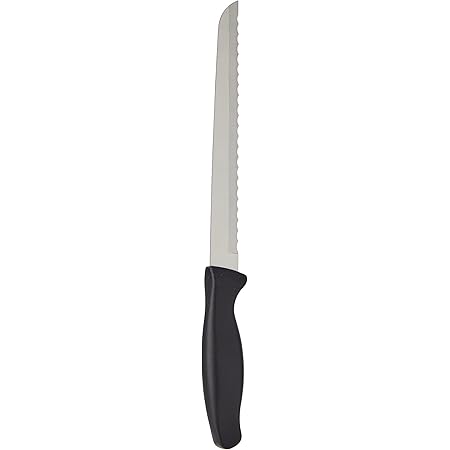 Kitchen Devils Control Bread Knife, Stainless Steel, Black, 44.3 x 3.5 ...