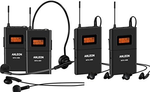 Amazon.com: LOUKIENE Tour Guide Headsets, Wireless Tour Guide System, 1 ...