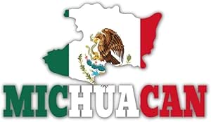 Amazon.com - Edward Mexico Sticker Michoacan MICH Decal Mexico State ...