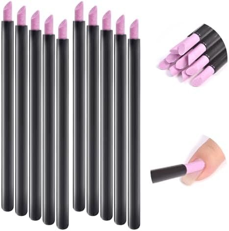 Amazon.com : siyuwuro 10Pcs Pumice Stone Sanding Nail File Tools Nail ...