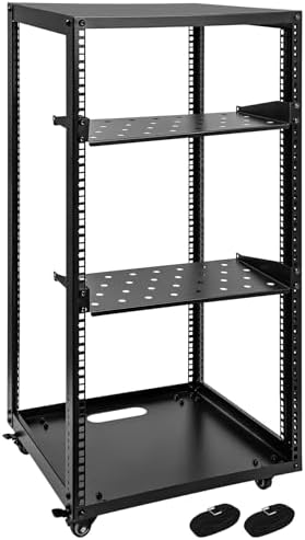 Amazon.com: Eastrexon 20U Server Rack, Network Rack w/Two Rack Shelves ...