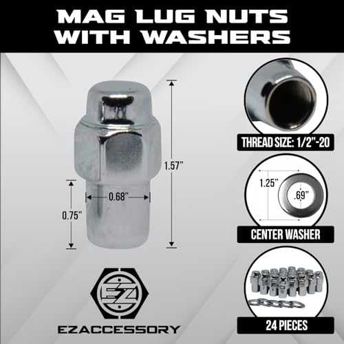 Snapklik.com : Cragar Standard Mag Lug Nut 1/2-20