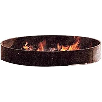 Amazon.com : 72" Diameter x 14" Deep Stainless Steel Fire Pit Campfire ...