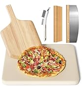 Amazon.com: 5 PCS Rectangle Pizza Stone Set, 16"Large Pizza Stone for ...