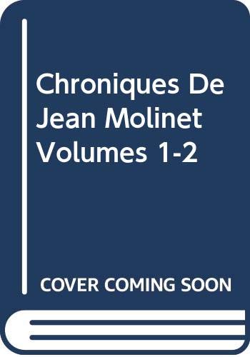 Amazon.in: Buy Chroniques De Jean Molinet Volumes 1-2 Book Online at ...