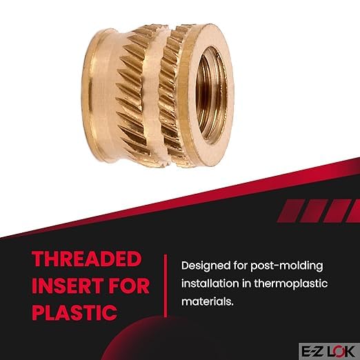 Snapklik.com : E-Z LOK Threaded Insert For Plastic Tapered Single Vane ...