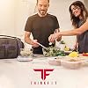 ThinkFit Insulated Meal Prep Lunch Box with 6 BPA-Free, Reusable ...