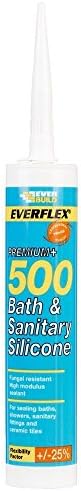 Everbuild Everflex 500 Bath And Sanitary Silicone – Interior And ...
