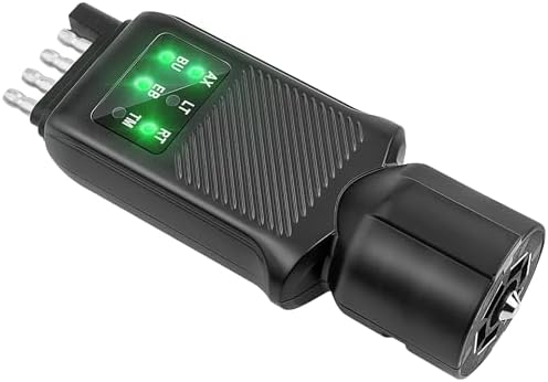 Amazon.com: Oyviny 3-in-1 Trailer Plug Tester 4/5 Pin Flat & 7 Pin ...