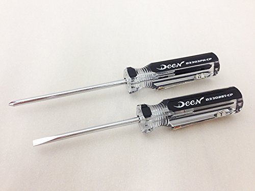 Amazon | DEEN クリップ付き精密マイナスドライバー-3.0×75mm | ドライバー