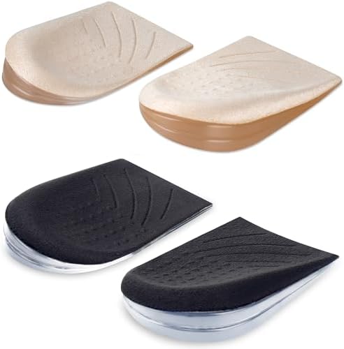 Amazon.com: 5 Pairs Medial & Lateral Heel Wedge Silicone Insoles ...