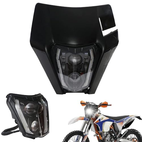 Snapklik.com : Dirt Bike Headlight,Motorcycle Headlight Headlamp ...
