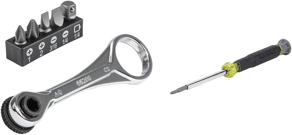 Amazon.com: Klein Tools 5-Piece Mini Ratchet Set and 4-in-1 Electronics ...