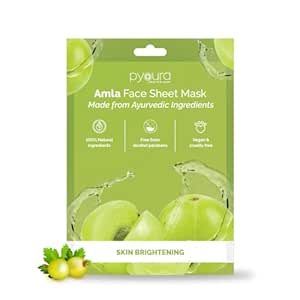 Buy pyoura Amla Revitalizing Face Sheet Mask | 100% Natural, Alcohol ...