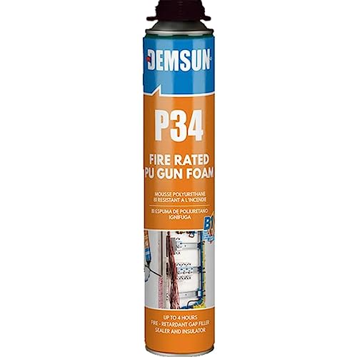 Demsun P34 B1 Fire Rated Polyurethane Gun Foam 750 ML (1) : Amazon.ca ...