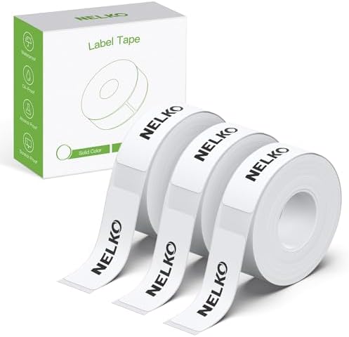 NELKO Genuine P21 Label Maker Tape, Adapted Label Print Paper, 14x40mm ...