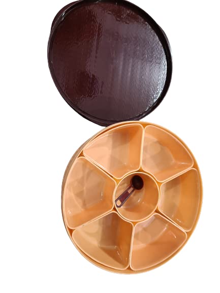 Round Plastic Masala Spice Box,Kitchen Masala Storage dabba ...