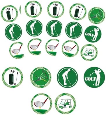 Amazon.com: Golf Sport Stickers Themed Party Decorations Labels 2 inch ...
