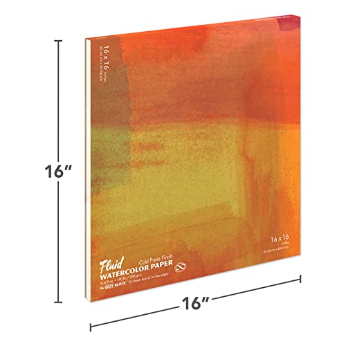 Snapklik.com : Fluid Artist Watercolor Block, 140 Lb (300 GSM) Cold ...