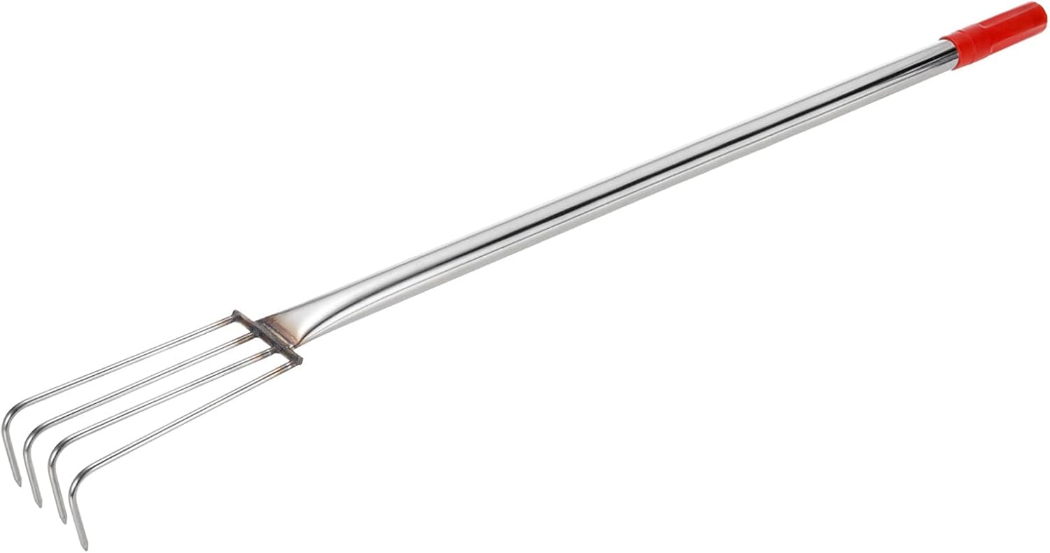 Amazon.com : uxcell 4 Teeth Leaf Rake Garden Claw Rake, 22.05-inch ...