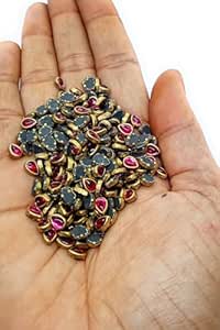 Thilagam Shape Color Fitting Stones for Craft and Jewellery Making ...