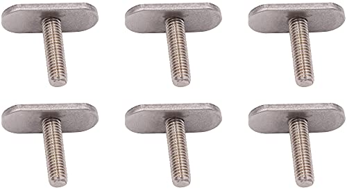 6pcs 304 Stainless Steel M6 Threads Kayak Rail/Track Screws & Track ...