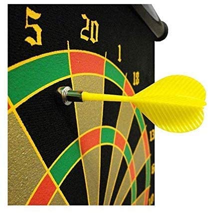 SBM MART Magnetic Dartboard Game Set - 17 Inch Dart Board with 6 Magnet ...