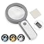 Amazon.com: Nazano Magnifying Glass with 18 LED Lights, 30X Handheld ...