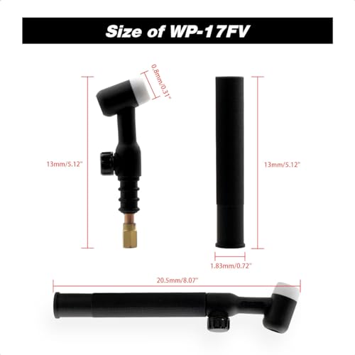 Snapklik.com : WeldingStop WP-17FV TIG Welding Torch Flex Head Body