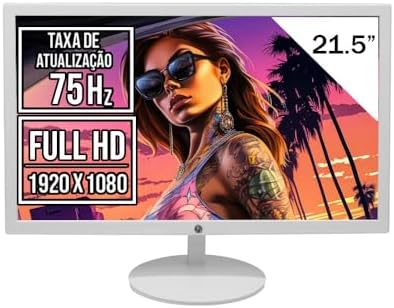 MONITOR LED 21.5 BRANCO BRAZILPC 75HZ 5MS FULL HD WIDSCREEN | Amazon.com.br