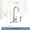 Moen 7870SRS Sleek One-Handle High Arc Kitchen Faucet with Side Spray ...
